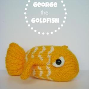 George The Goldfish Toy Knitting Pattern on Luulla
