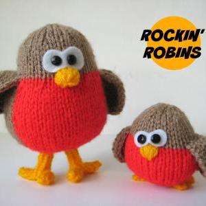 Rockin' Robins Toy Knitting Patterns on Luulla