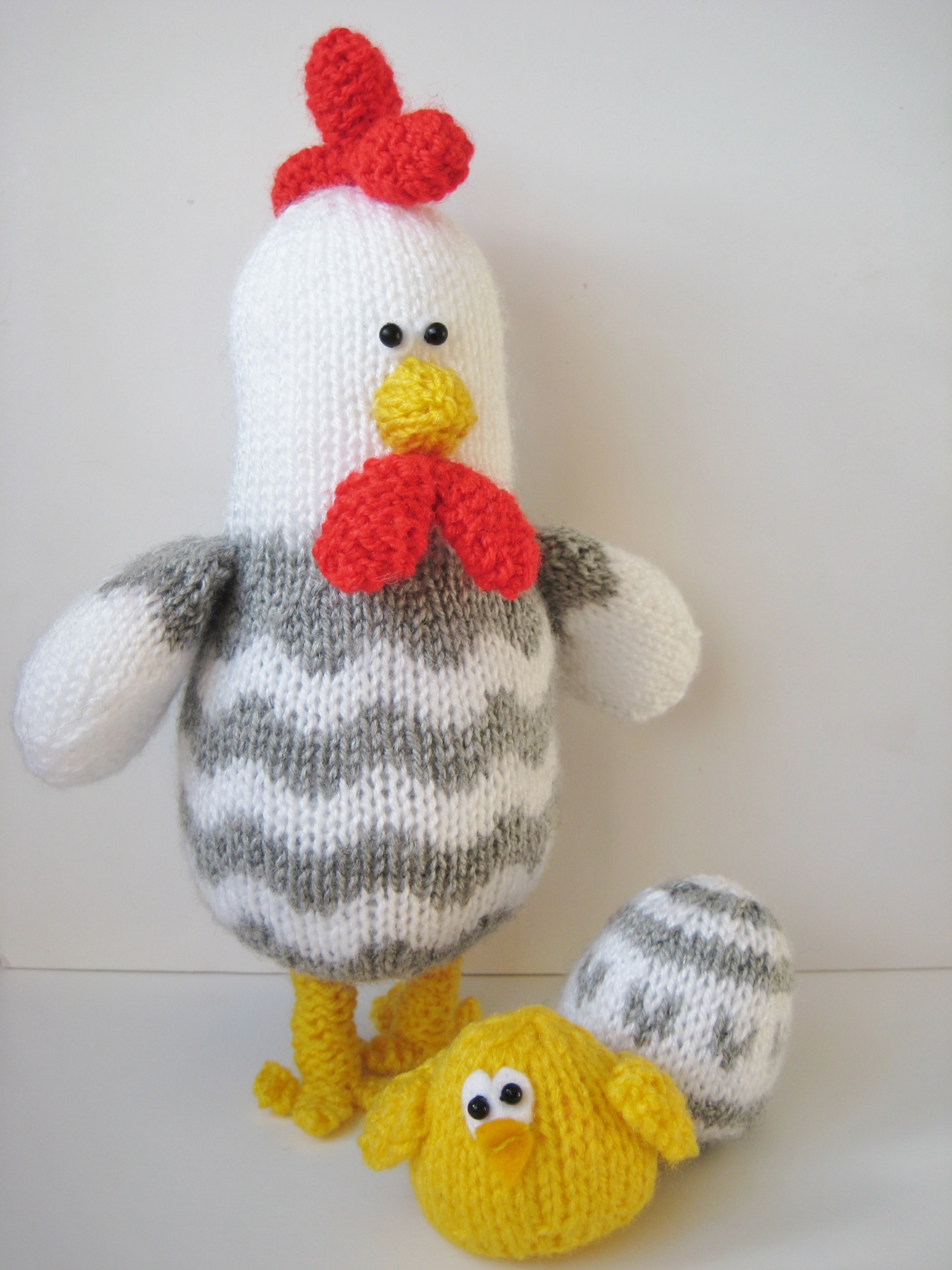 Bertie Rooster Toy Knitting Patterns on Luulla