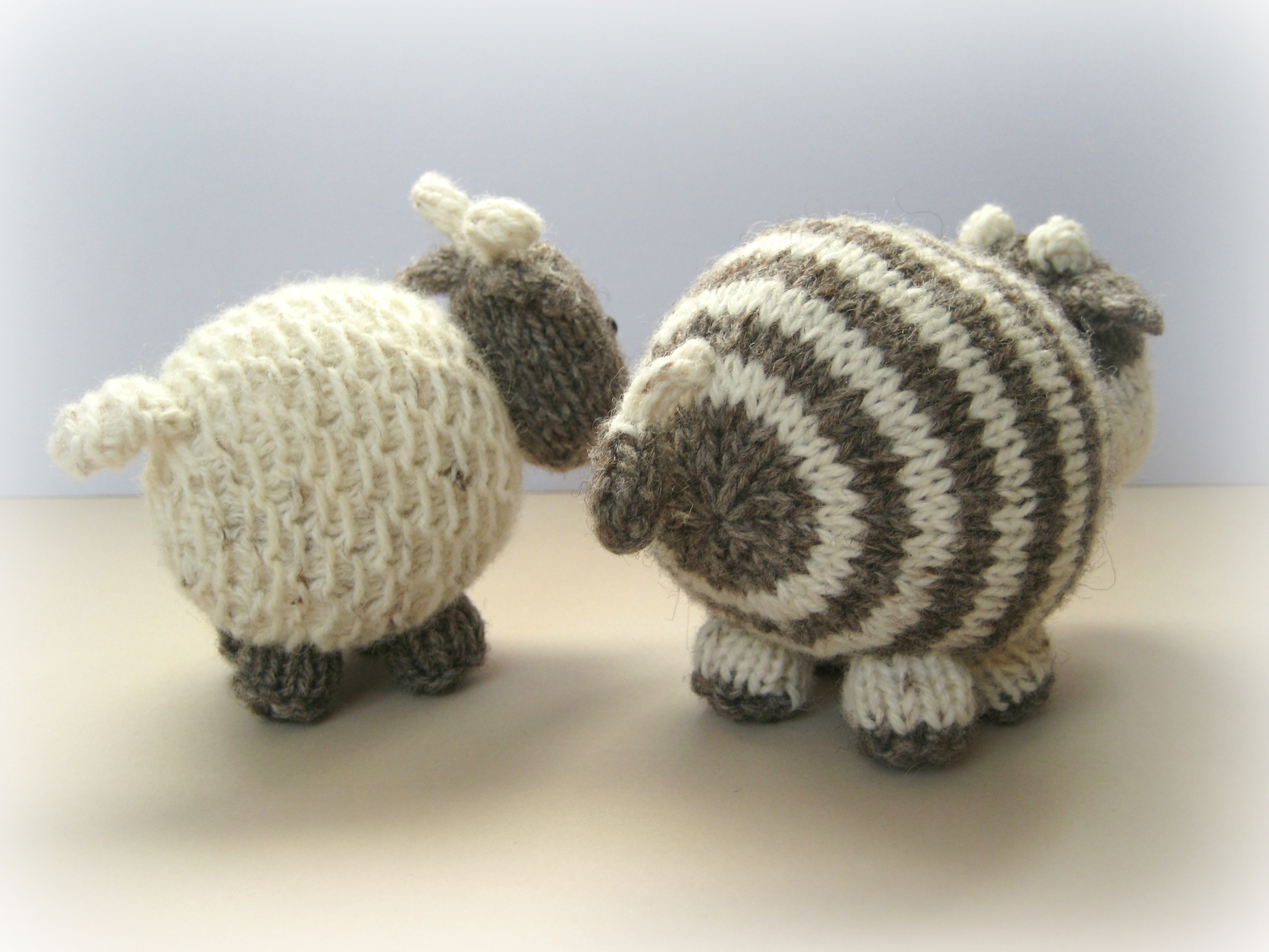 Bramble Goat And Chestnut Cow Toy Knitting Patterns on Luulla